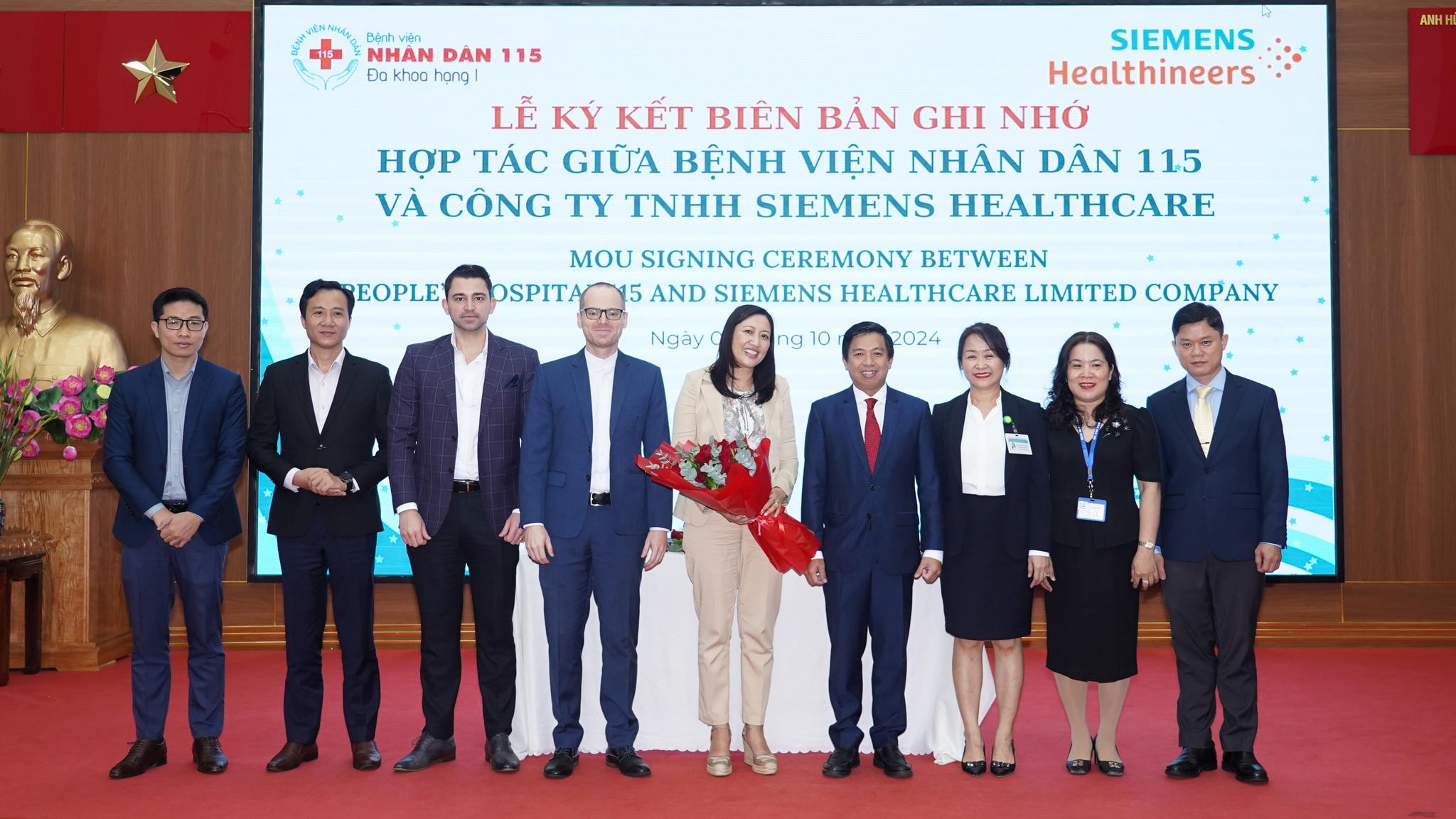 Siemens Healthineers và Bệnh viện Nhân dân 115 ký kết Biên bản Ghi nhớ ...