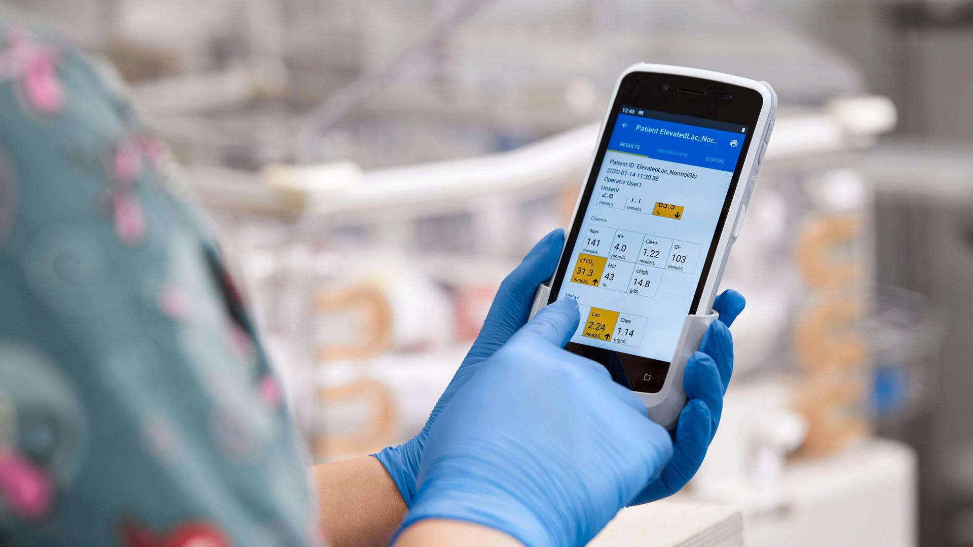 The epoc system connects the patient, actionable test results, the care ...