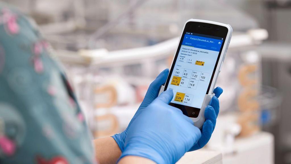 The epoc system connects the patient, actionable test results, the care ...