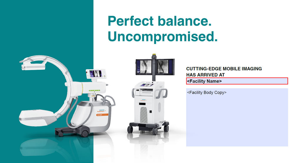 Cios Alpha Marketing Toolkit - Siemens Healthineers USA