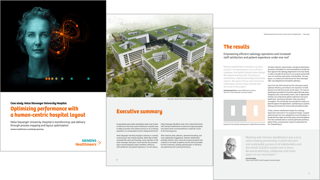 Layout optimization at Helse Stavanger University Hospital, Norway ...
