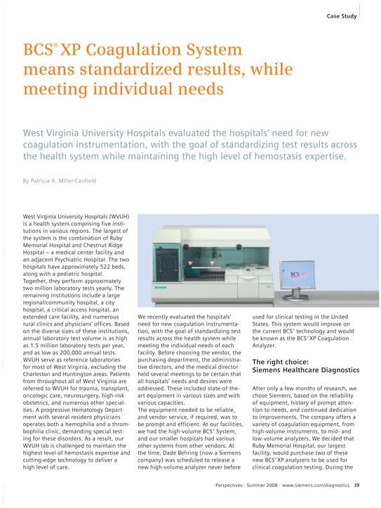 Hemostasis - Case Studies