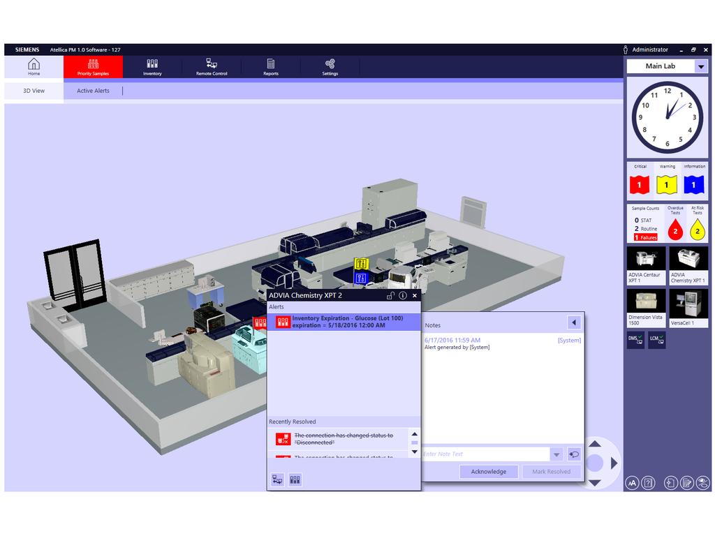 Atellica PM 1.0 - Laboratory Management Software - Siemens Healthineers ...