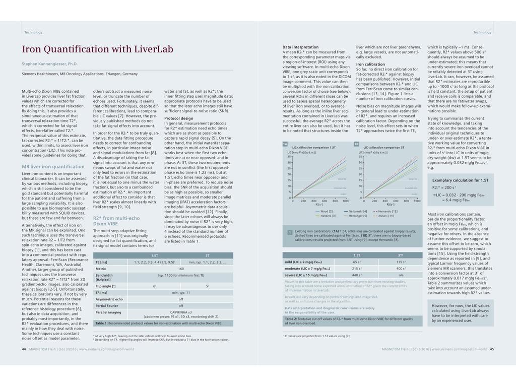 A time-optimized workflow for Primovist® liver MRI