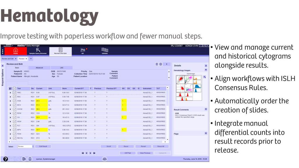 Atellica Data Manager - Siemens Healthineers USA
