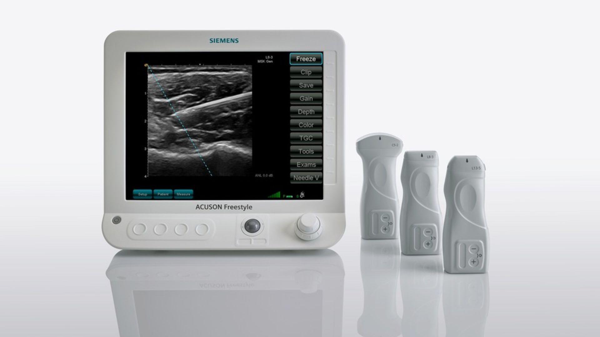 Wireless Ultrasound Transducers | ACUSON Freestyle