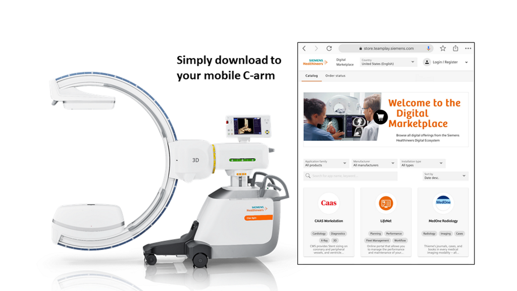 Mobile C-arm machine - Cios Spin - Siemens Healthineers Canada