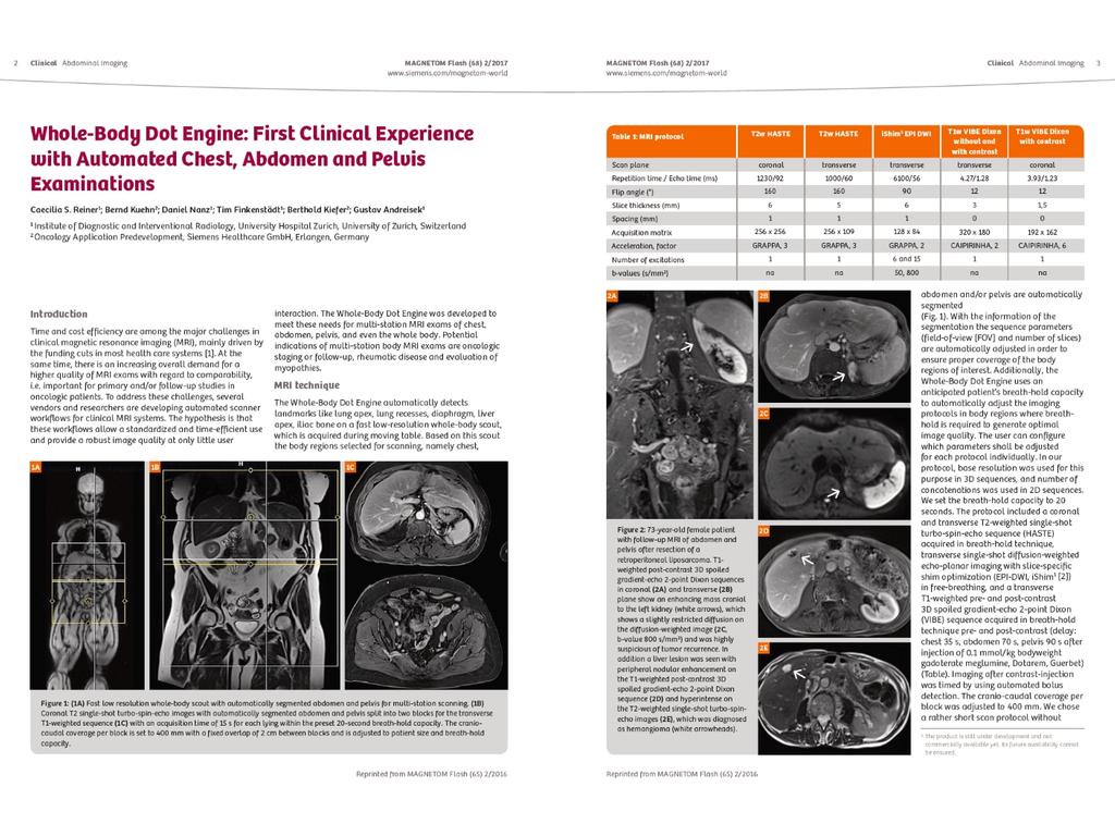 Dot at MAGNETOM World