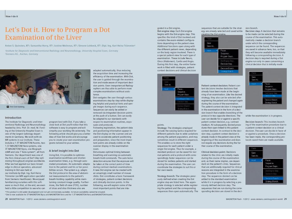 Dot at MAGNETOM World