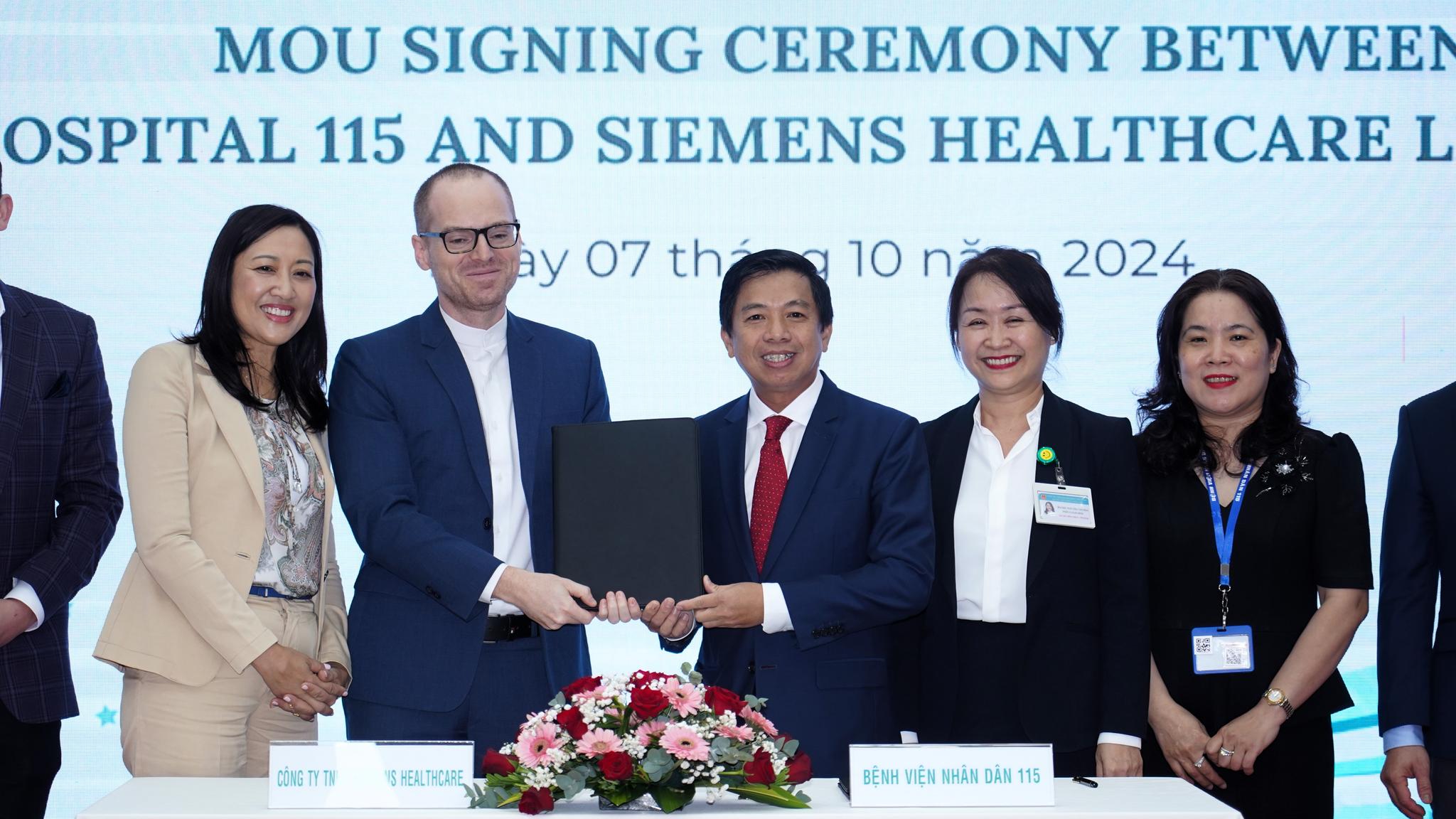 Siemens Healthineers và Bệnh viện Nhân dân 115 ký kết Biên bản Ghi nhớ ...