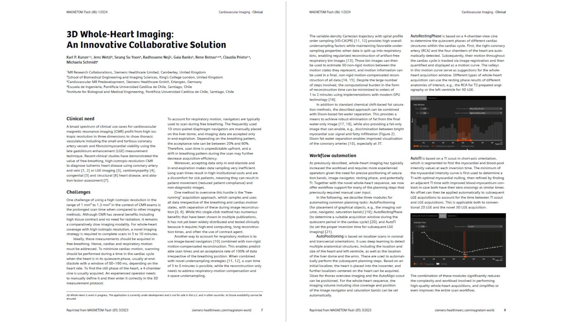 3D Whole Heart Imaging