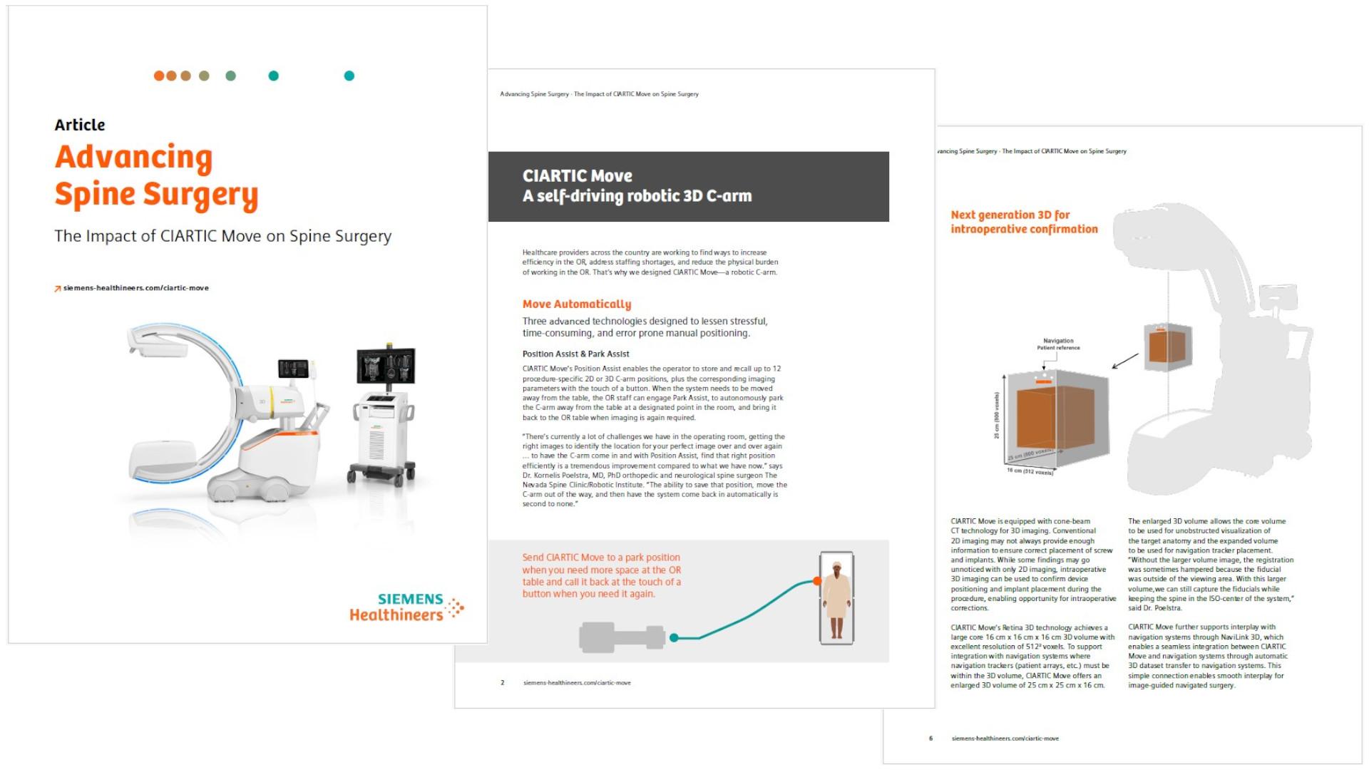 CIARTIC Move – Mobile C-arm machine - Siemens Healthineers