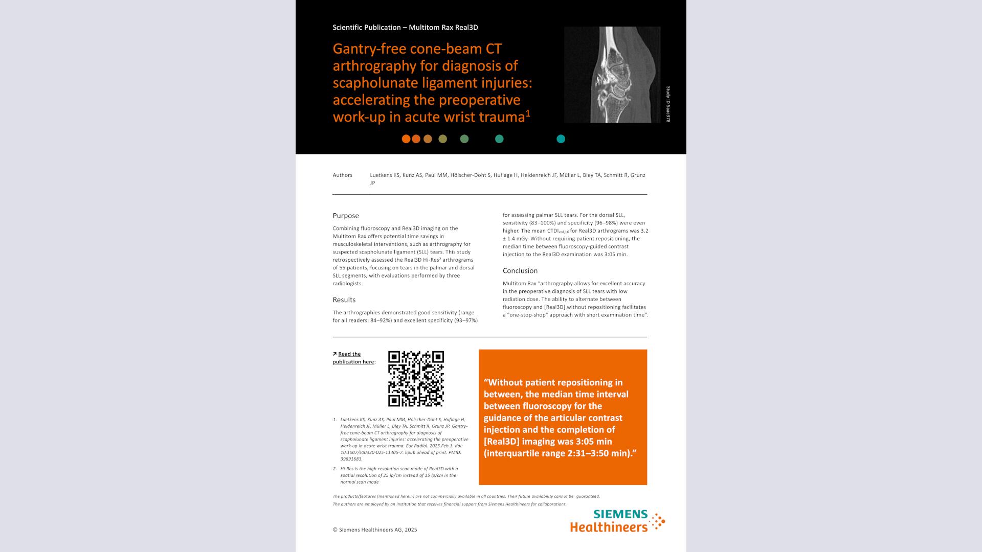 Robotic X Ray Scientific Publications And White Papers Siemens Healthineers