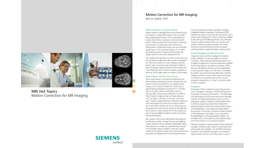 Motion Correction in MRI