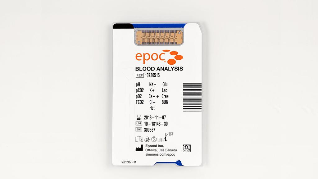 The epoc system connects the patient, actionable test results, the care ...