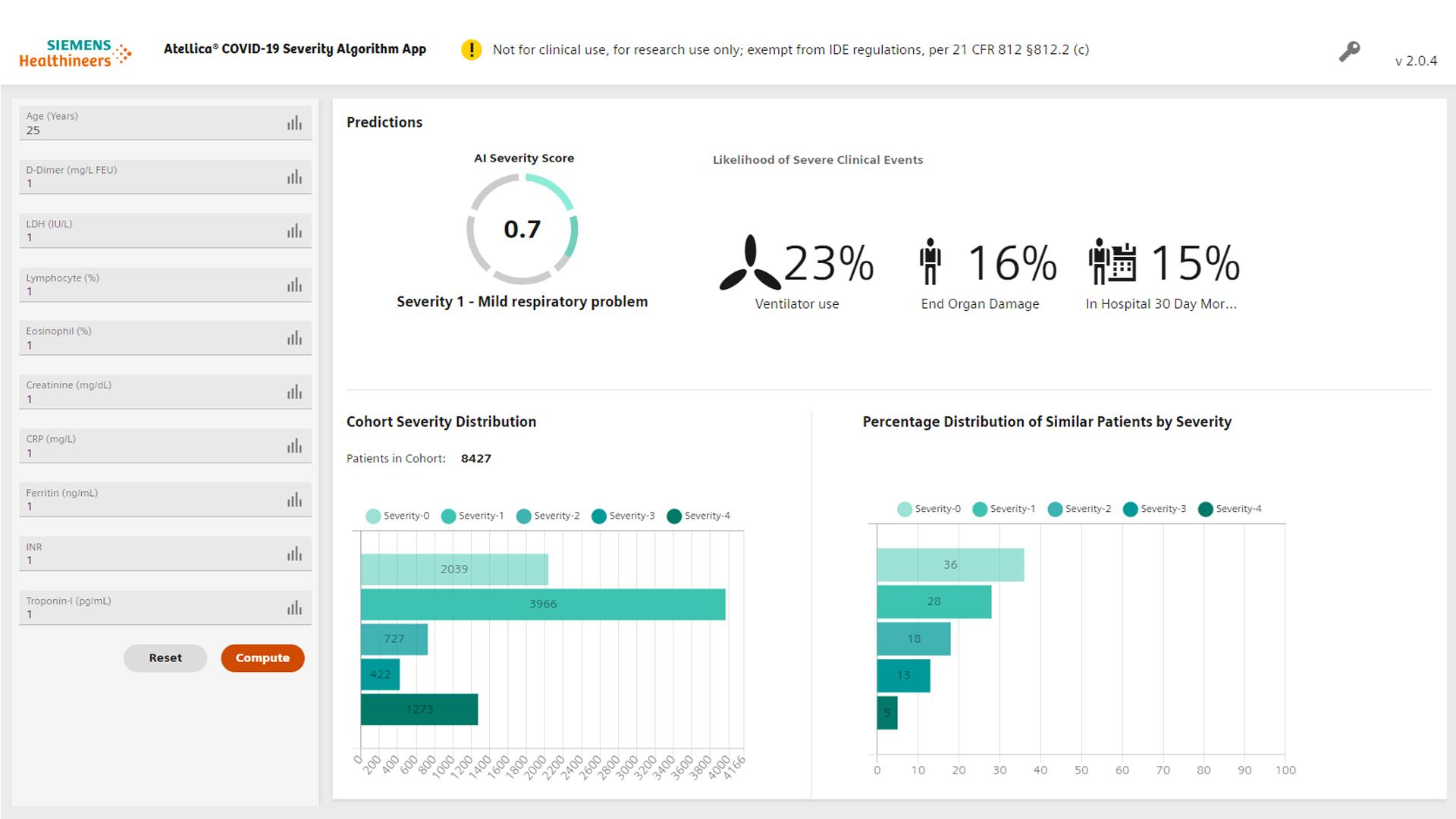 Atellica® COVID-19 Severity Algorithm - Siemens Healthineers