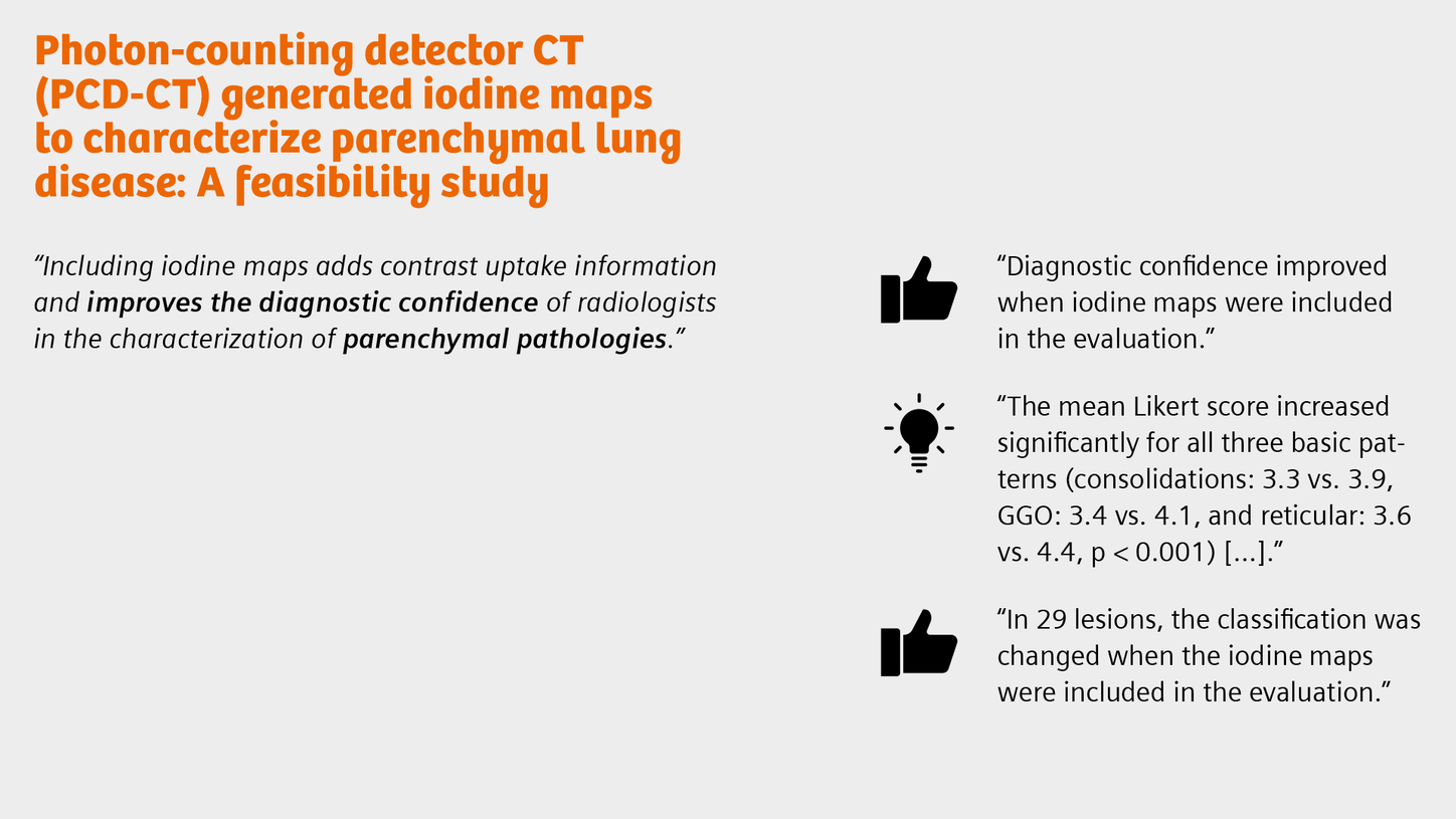 Photon-counting detector CT (PCD-CT) generated iodine maps to ...