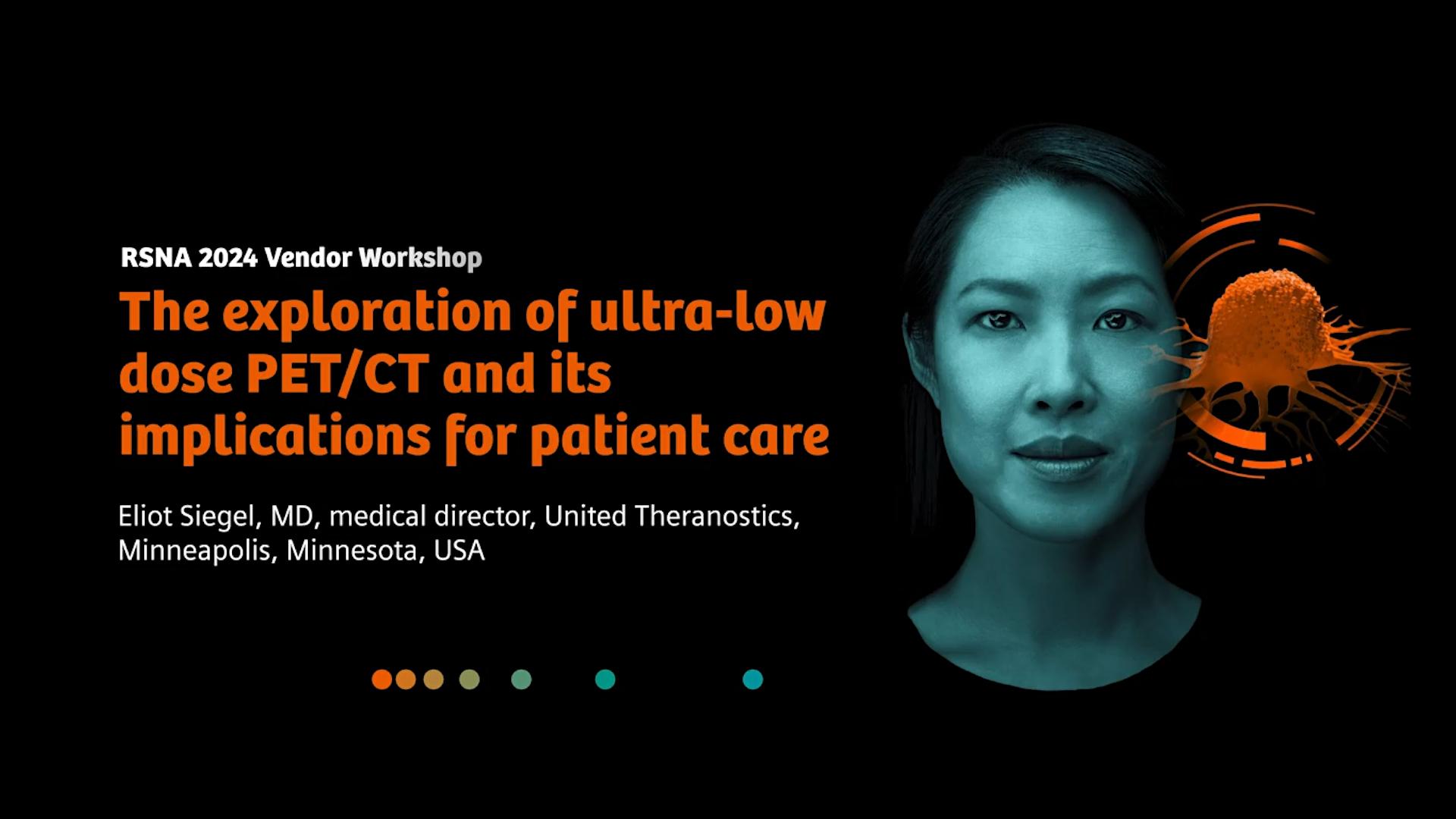 The exploration of ultra-low dose PET/CT and its implications for ...