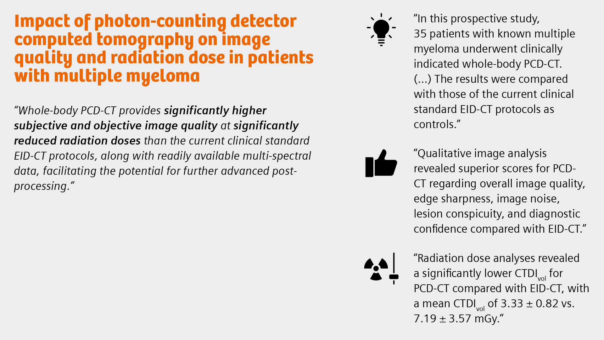 Impact Of Photon Counting Detector Computed Tomography On Image Quality