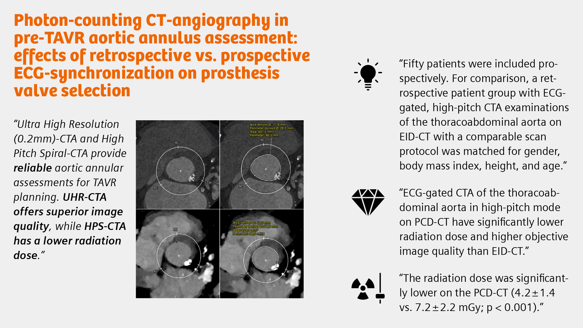 Photon-counting CT-angiography in pre-TAVR aortic annulus assessment ...