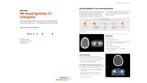 MRI for radiation therapy - Siemens Healthineers