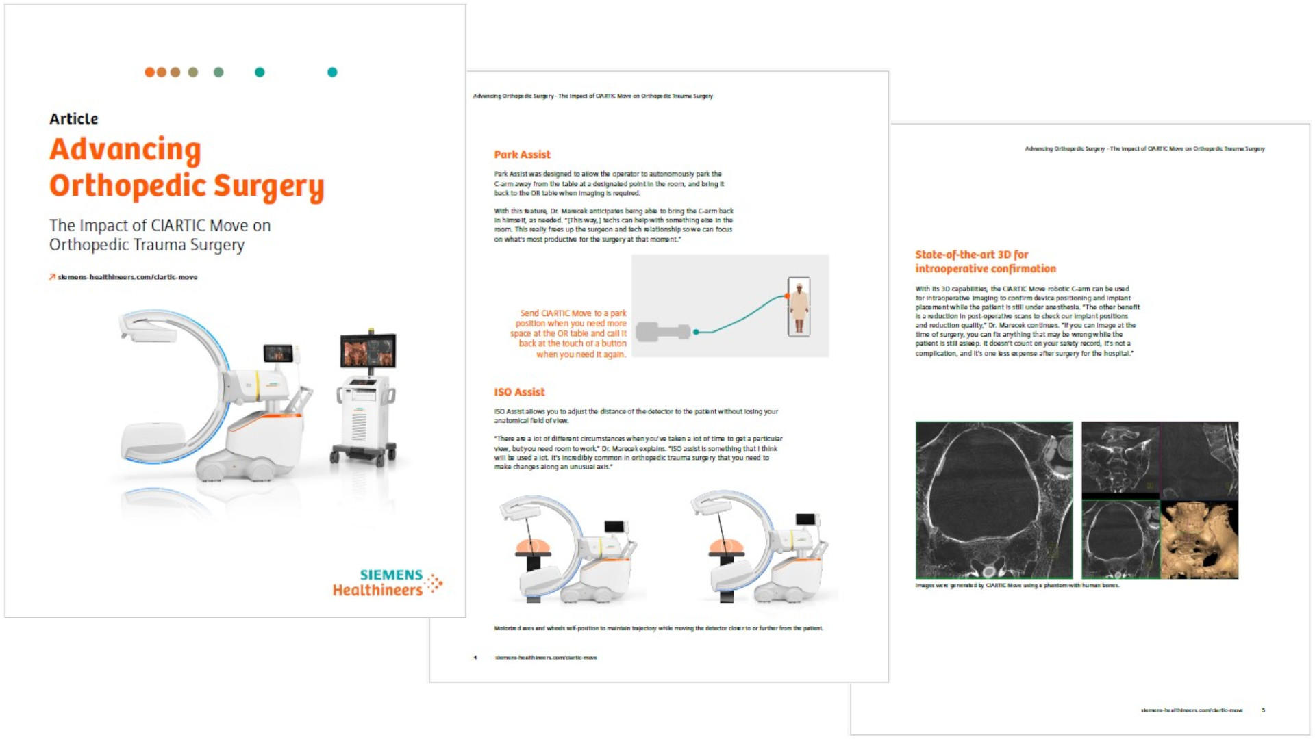 CIARTIC Move – Mobile C-arm machine - Siemens Healthineers