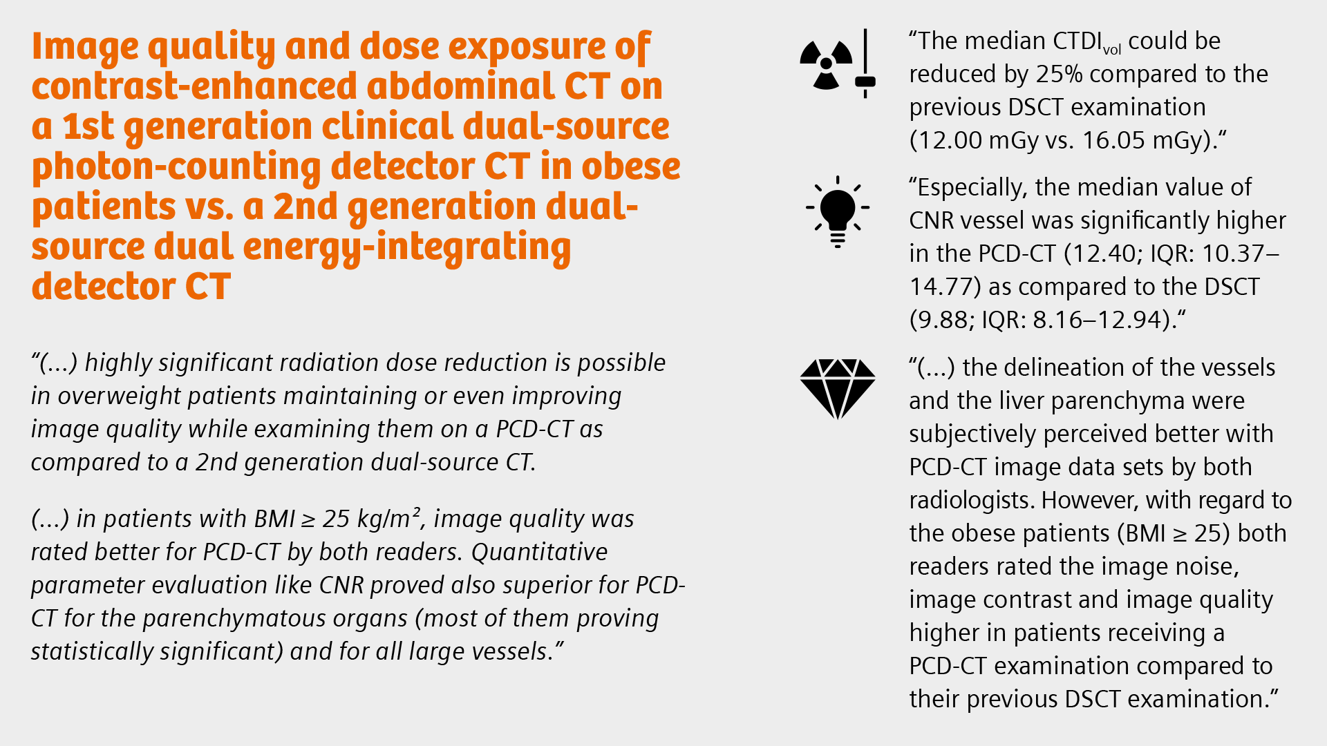 Image quality and dose exposure of contrast-enhanced abdominal CT on a ...