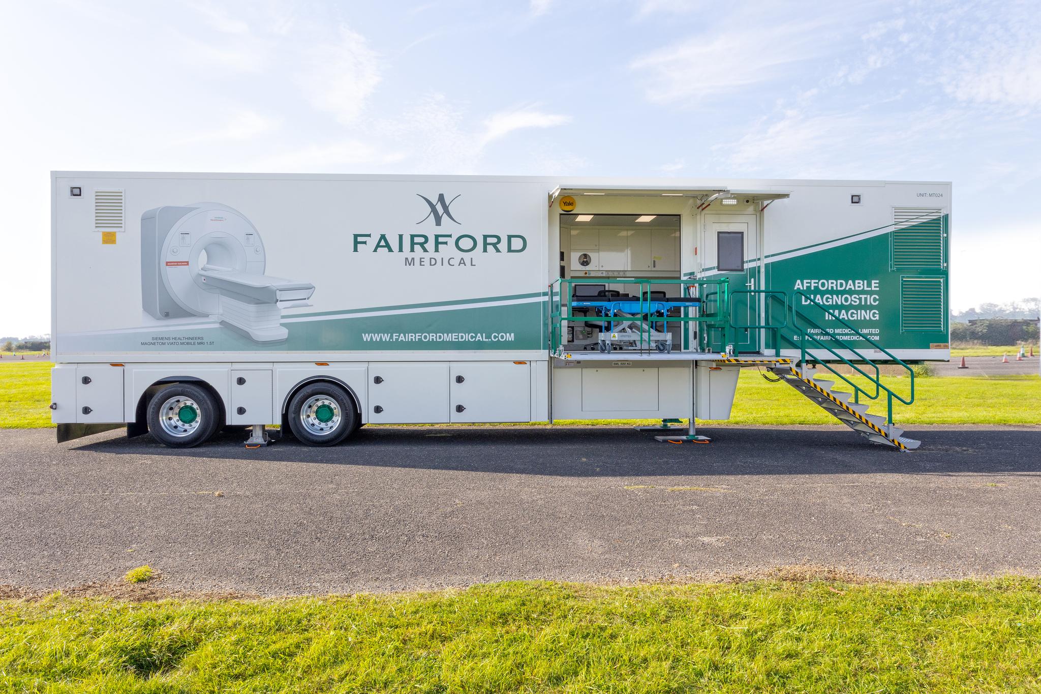 Fairford Medical Mobile MRI system set to halve MRI appointment times ...
