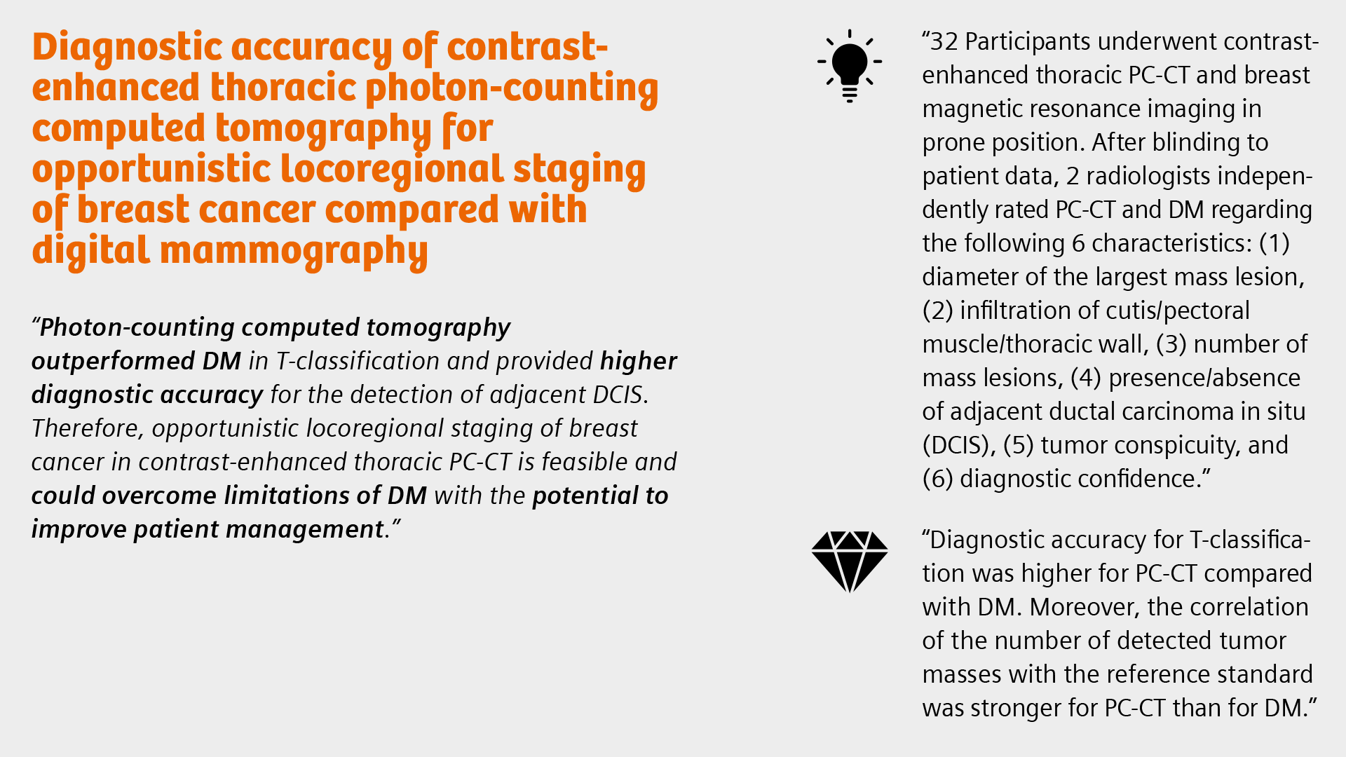 Diagnostic Accuracy Of Contrast Enhanced Thoracic Photon Counting