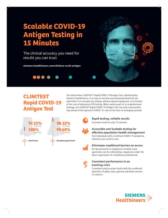 CLINITEST Rapid COVID-19 Antigen Test Clinical Performance
