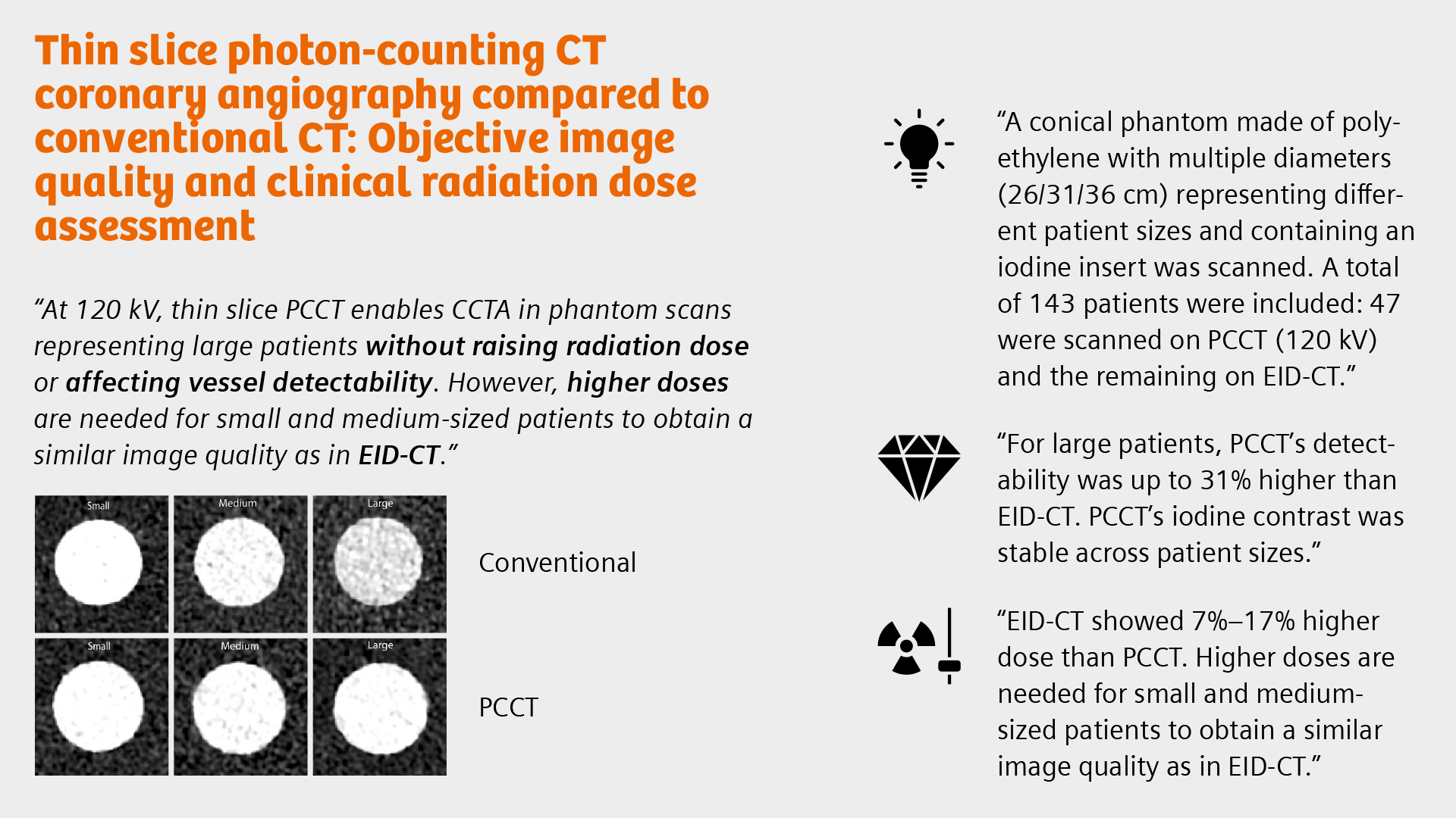 Thin slice photon-counting CT coronary angiography compared to ...
