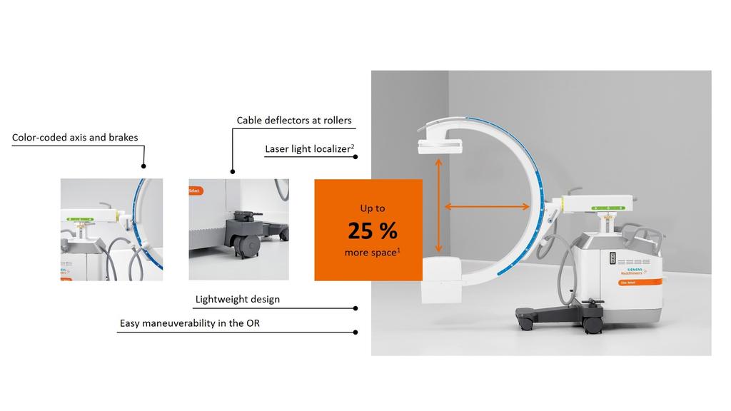 Mobile C-arm machine - Cios Select with FD - Siemens Healthineers