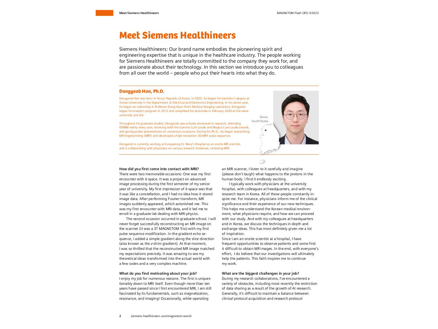 Meet Siemens Healthineers