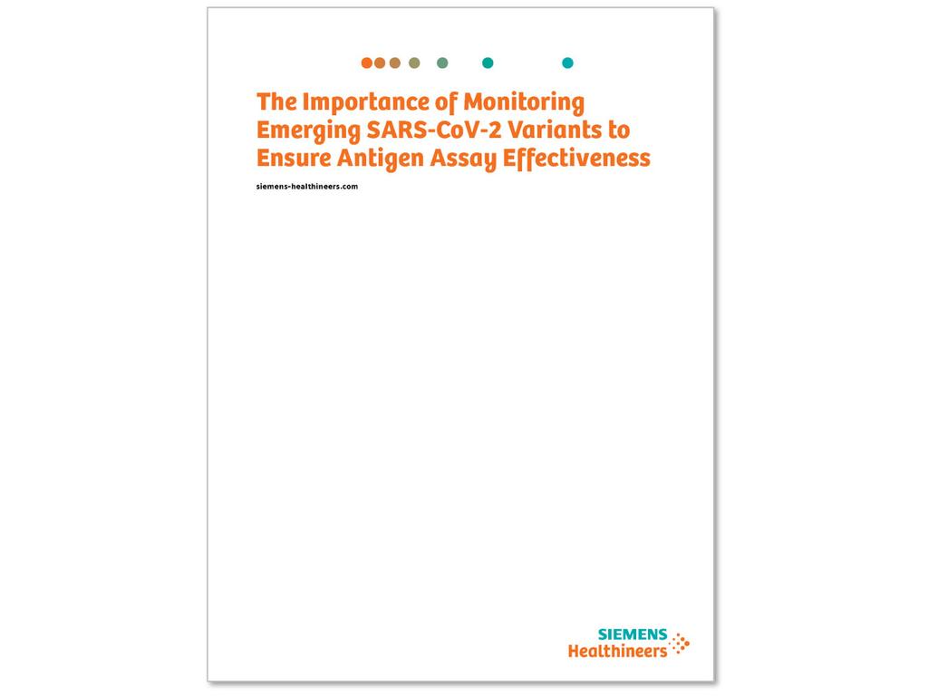 Monitoring Emerging SARS-CoV-2 Variants - Siemens Healthineers Schweiz
