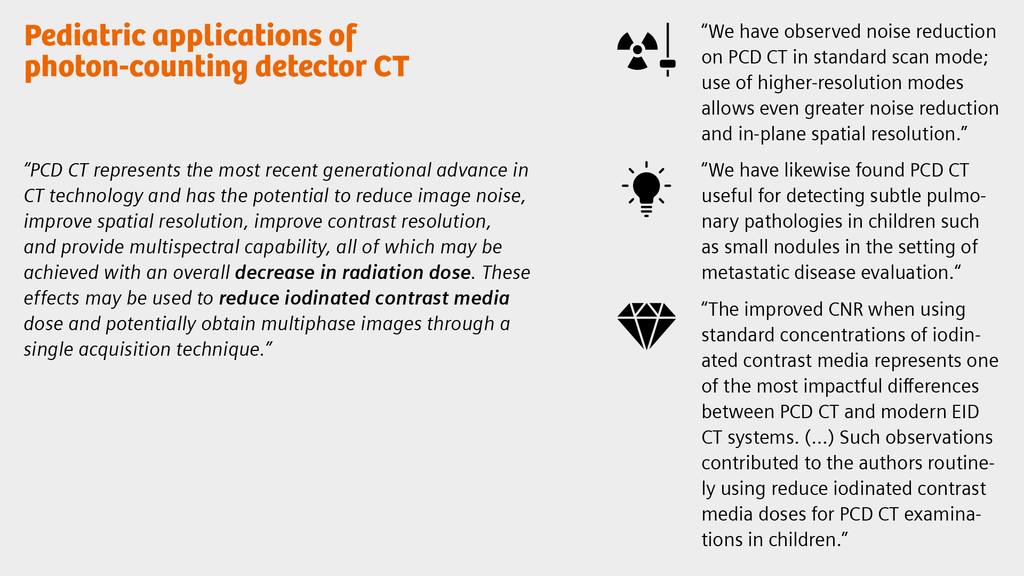 Pediatric applications of photon-counting detector CT - Siemens ...