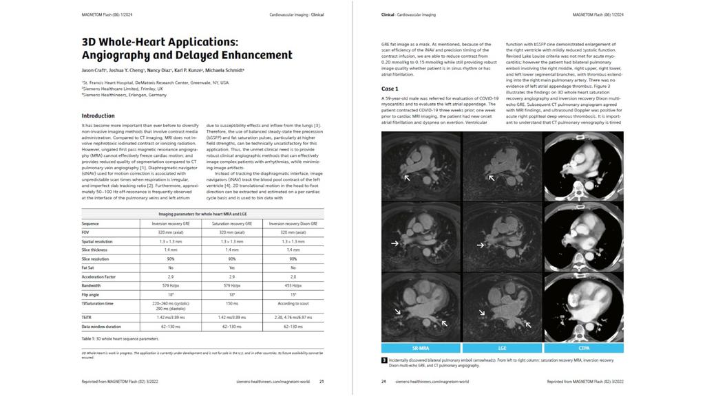 3D Whole Heart Imaging