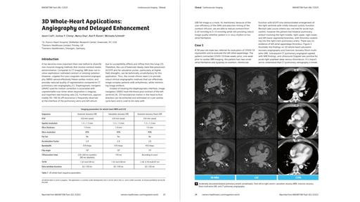 3D Whole Heart Imaging