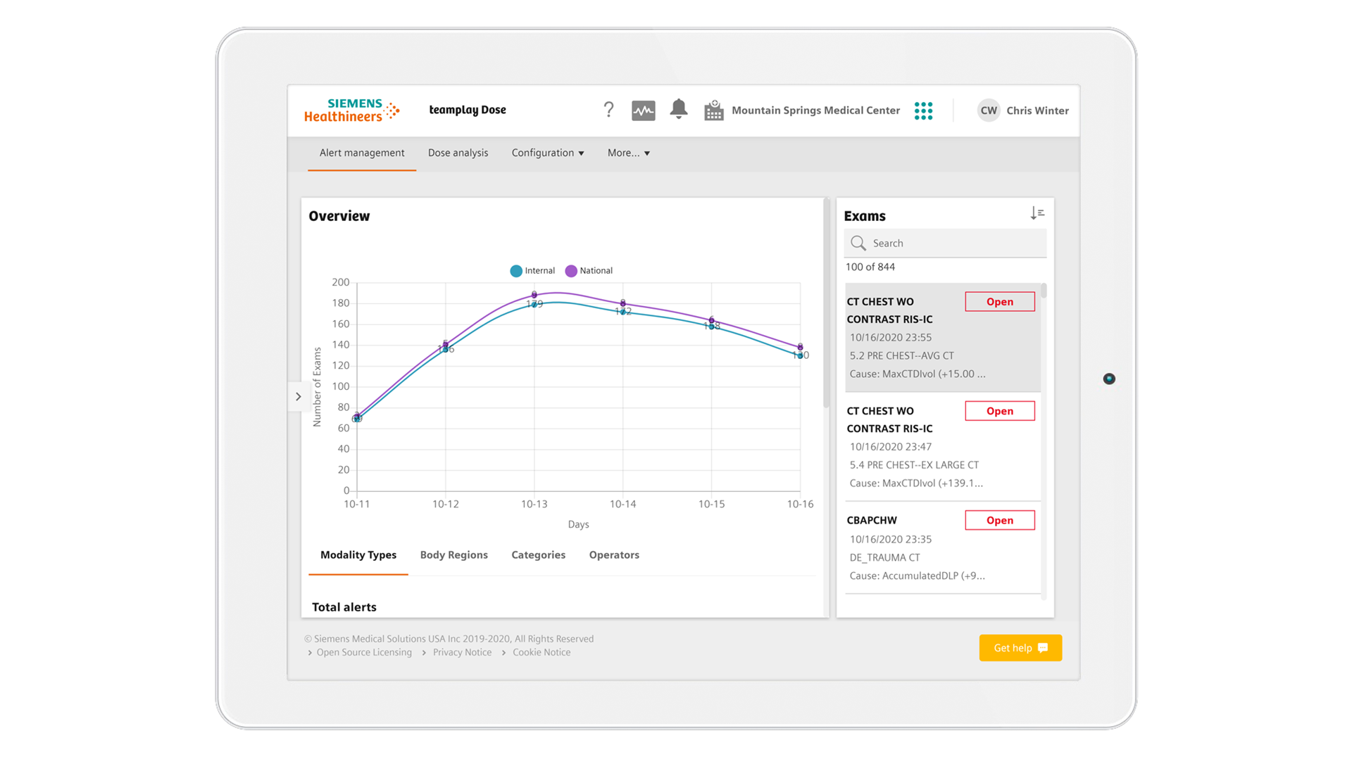 teamplay Dose - radiation dose management - Siemens Healthineers