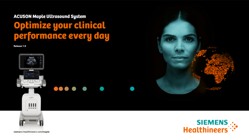 ACUSON Maple is a High-Performance Shared Service Ultrasound System ...
