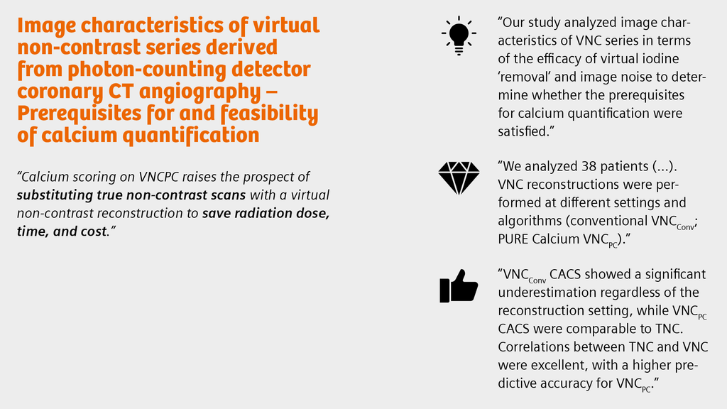 Image characteristics of virtual non-contrast series derived from ...
