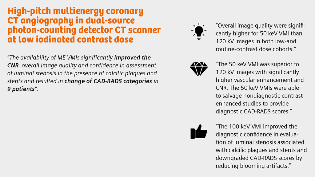 High-pitch multienergy coronary CT angiography in dual-source photon-counting detector CT ...