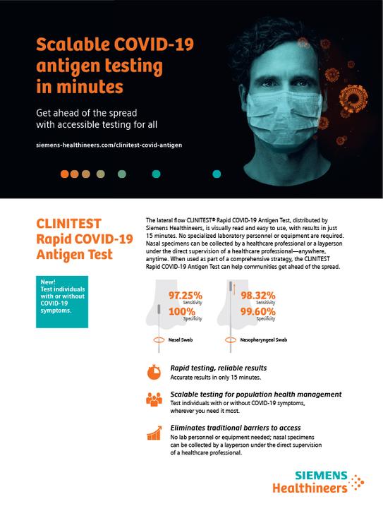 CLINITEST® Rapid COVID-19 Antigen Test